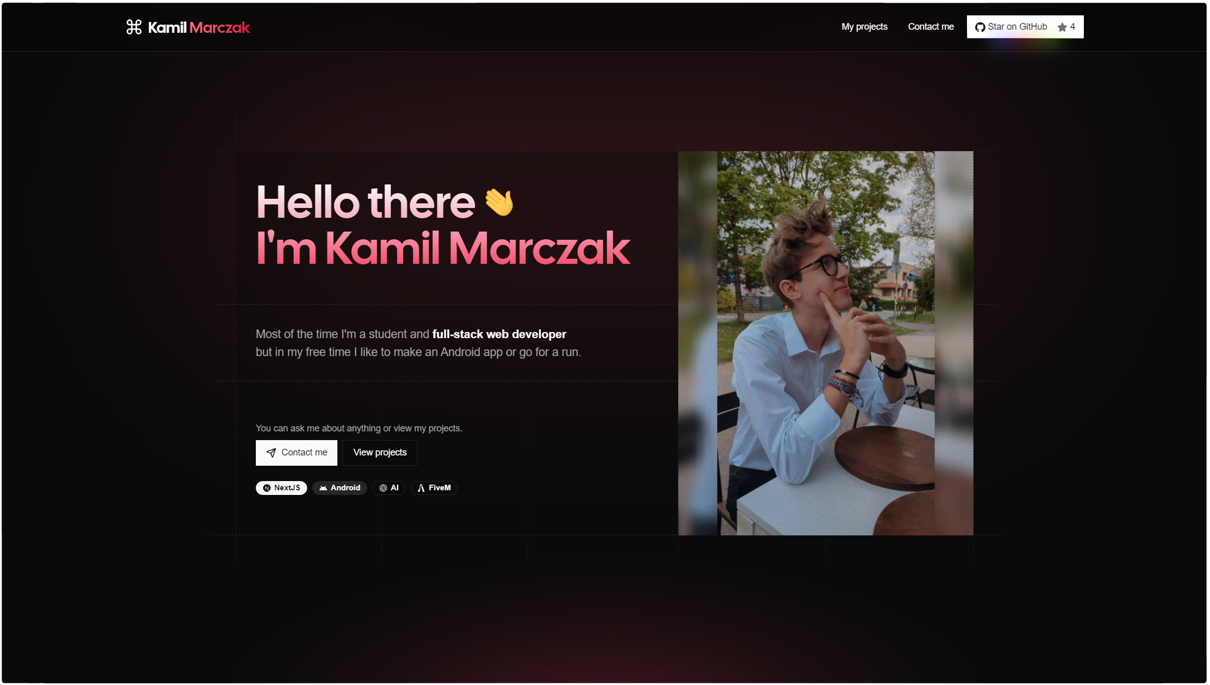 Kamil Marczak - Full-Stack Web Developer